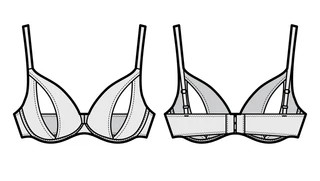 Custom bra steps show, factory tips of bra customziation, bra ...