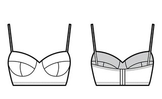 Custom bra steps show, factory tips of bra customziation, bra ...